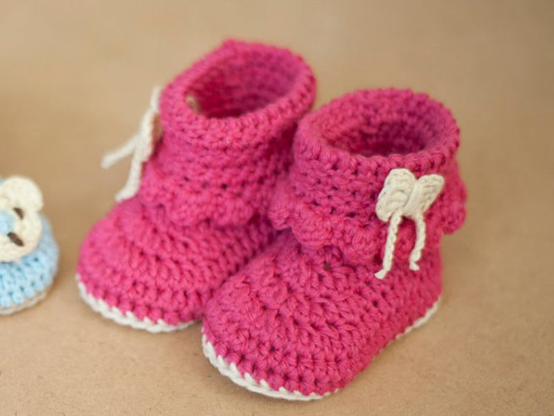 5 Modèles De Chaussons Bébé Au Crochet | Les Triconautes